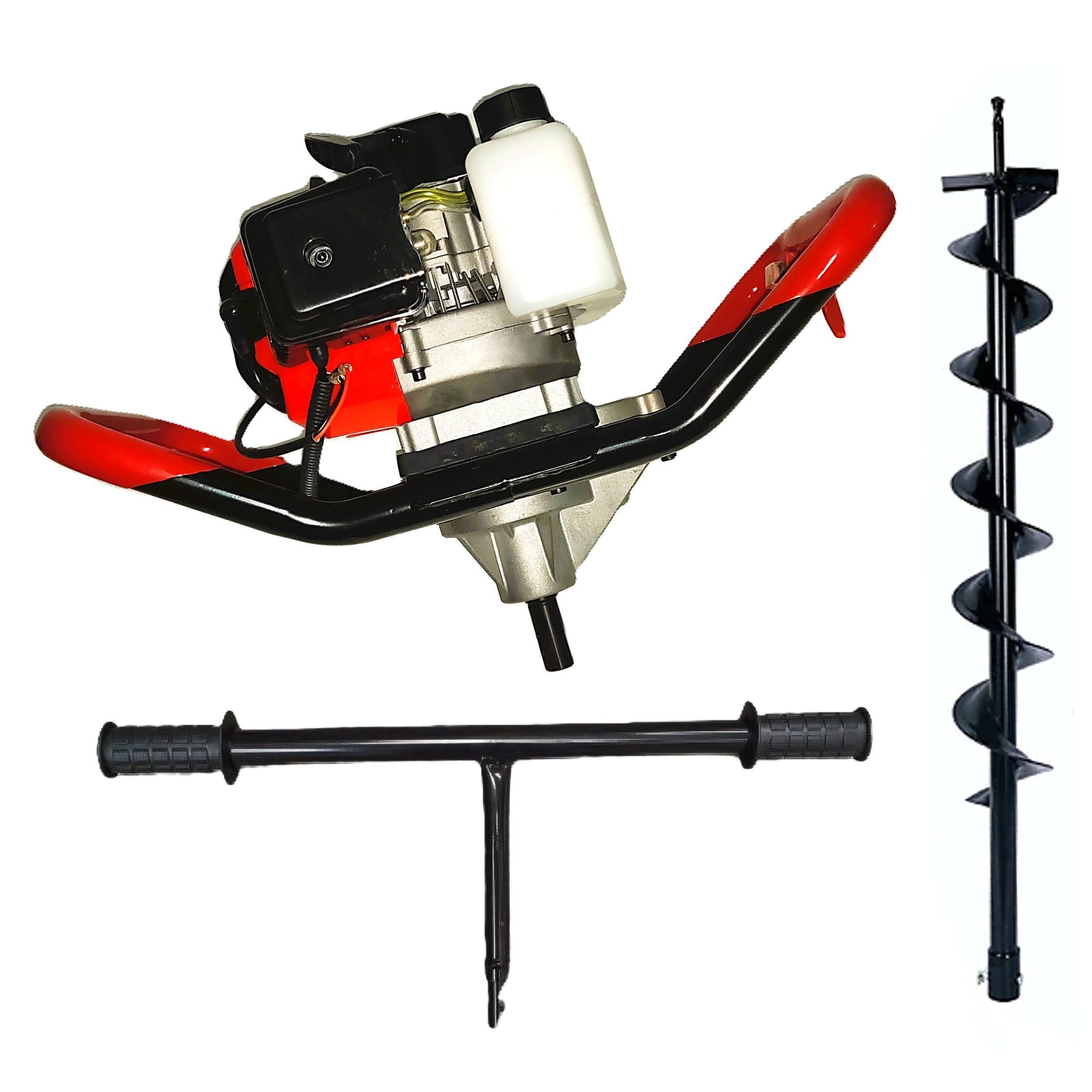 SET Motoforeza Pamant DEZMAN BLACK-RED-ED430-6CP tip Motoburghiu cu mo
