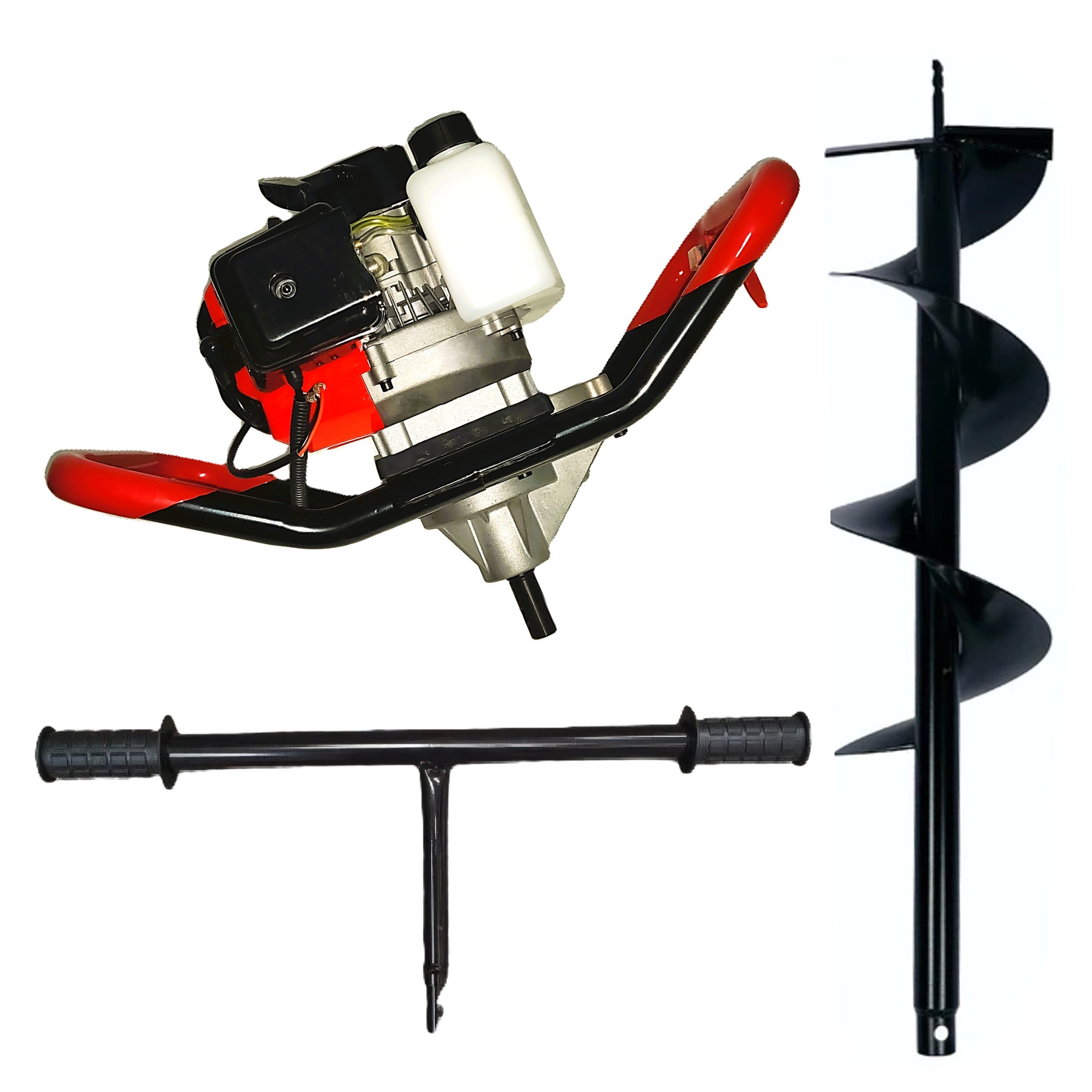 SET Motoforeza Pamant DEZMAN BLACK-RED-ED430-6CP tip Motoburghiu cu mo