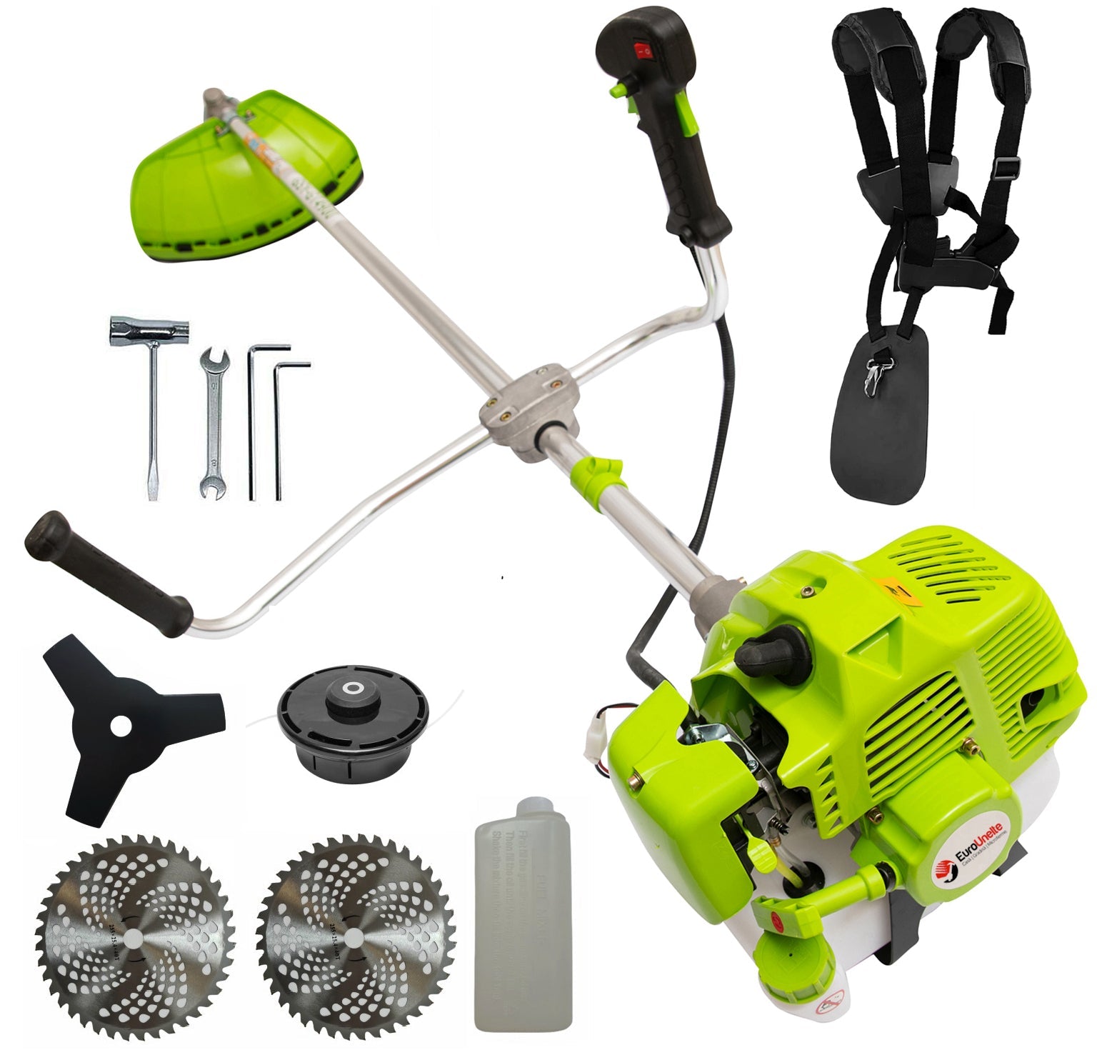 Motocoasa VÖKNER S GT-4900, 6.5CP, 9000Rpm, FORCE-S Green – EuroUnelte